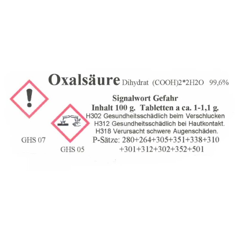 Oxalsäure Tabletten kaufen - Wachs HÖDL, 16,44